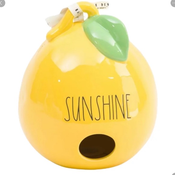 Rae Dunn | Accents | Rae Dunn Sunshine Lemon Birdhouse | Poshmark